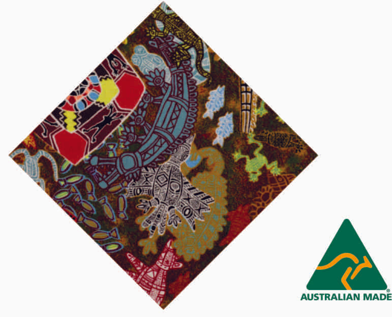 Art Down Under Aboriginal Handkerchief – Fair Dinkum Gifts