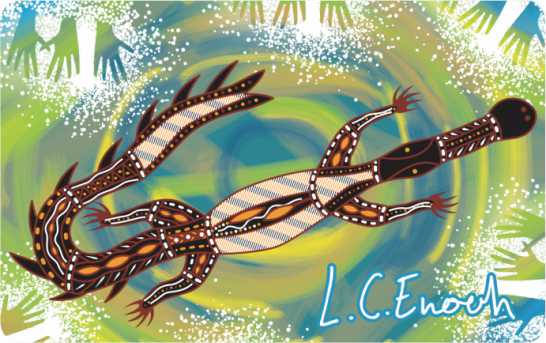 Flexi Magnet - Freshwater Totems By Louis Enoch – Fair Dinkum Gifts