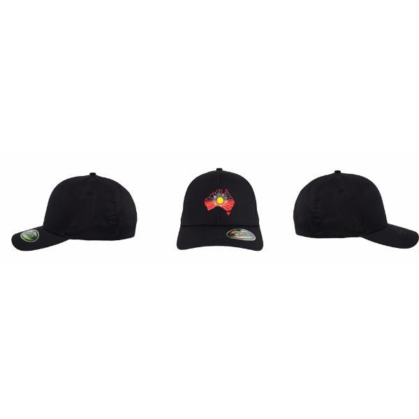 Eezifit Baseball Cap - Aboriginal Flag By Kathleen Buzzacott – Fair ...