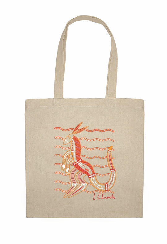 Shopping Tote Bag - Kangaroo By Louis Enoch – Fair Dinkum Gifts