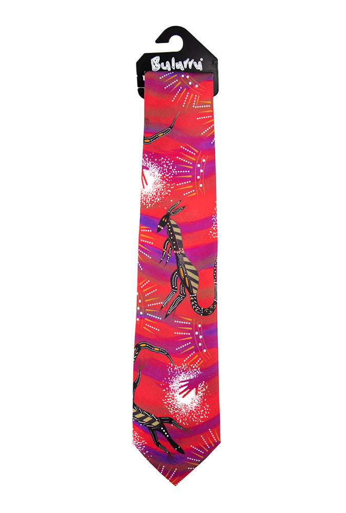 Silk Tie - Desert Totems By Louis Enoch – Fair Dinkum Gifts