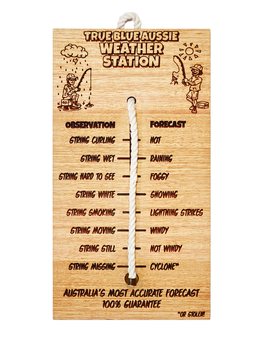 Aussie Wooden Weather Forecaster – Fair Dinkum Gifts