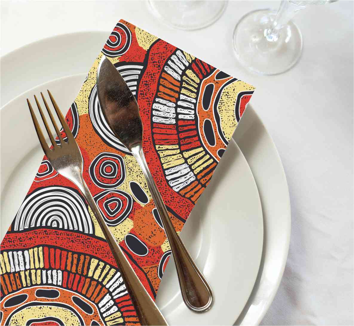 Napkin Debra McDonald | Set of 4 – Fair Dinkum Gifts