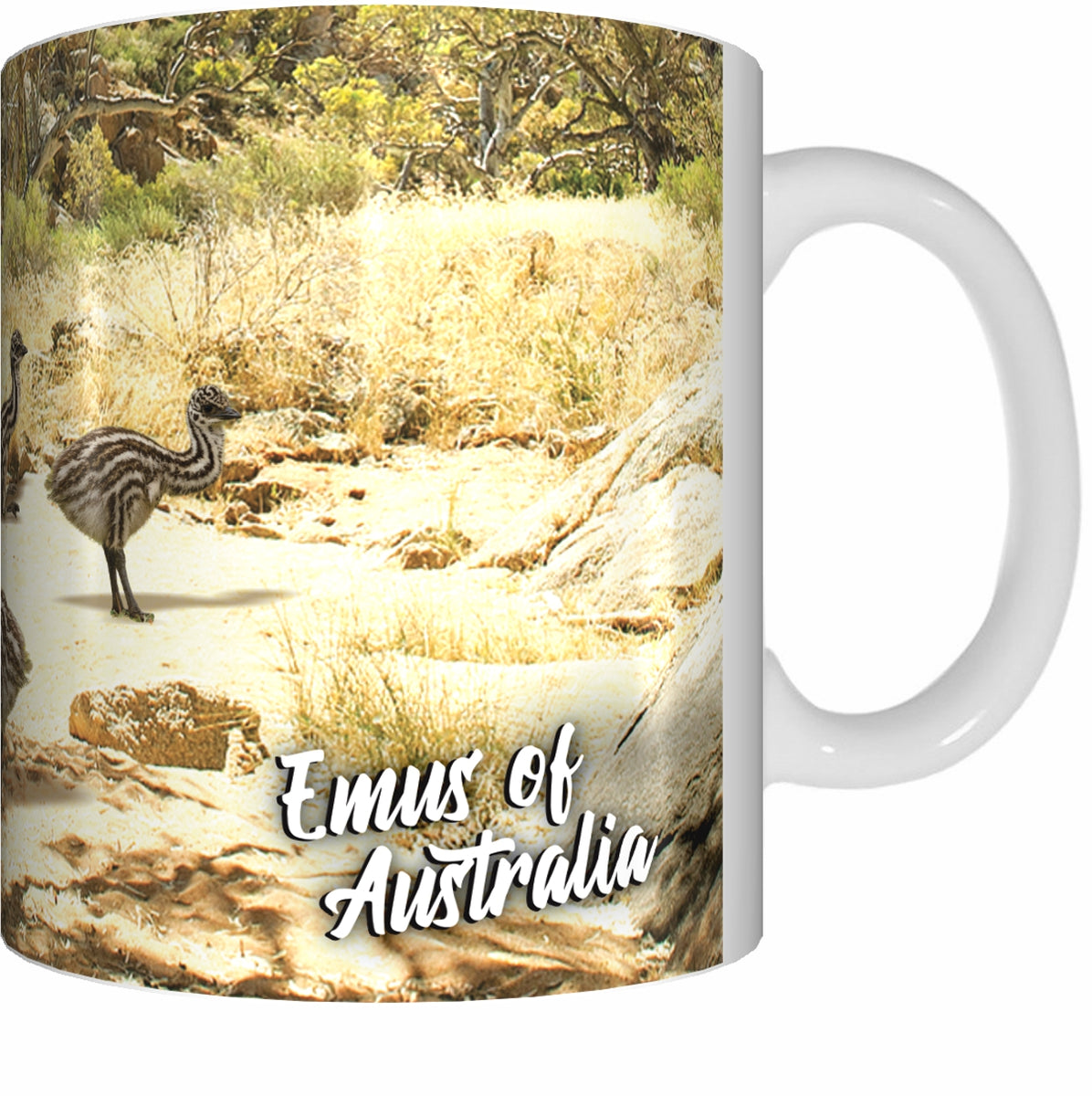 EMU AND EMU CHICKS Mug 2505L – Fair Dinkum Gifts