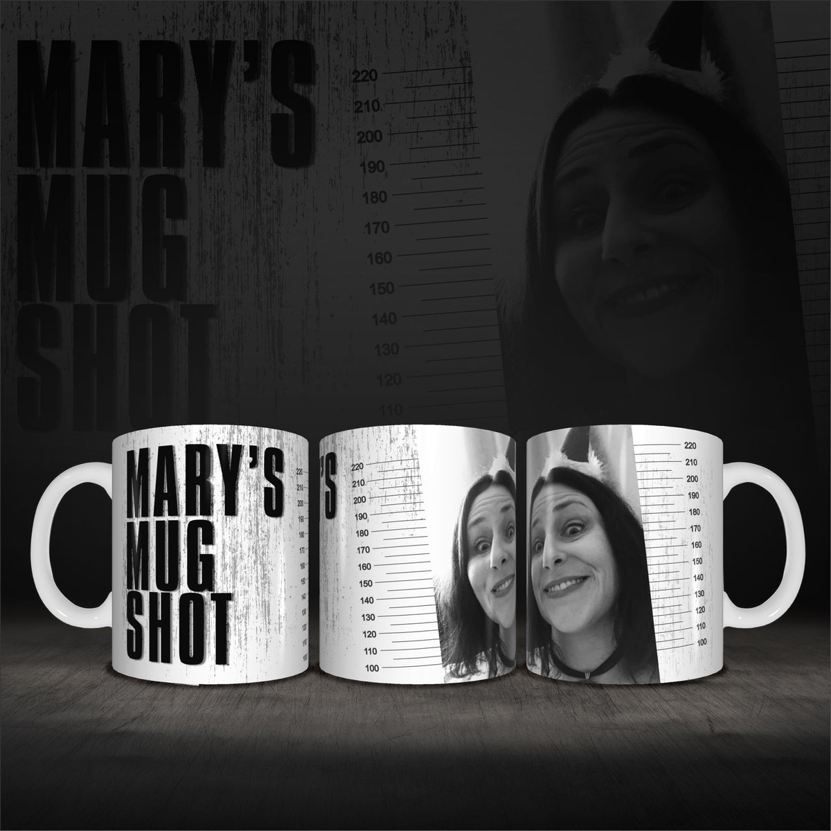Personalised Name Mug Shot Coffee Mug Gift – Fair Dinkum Gifts